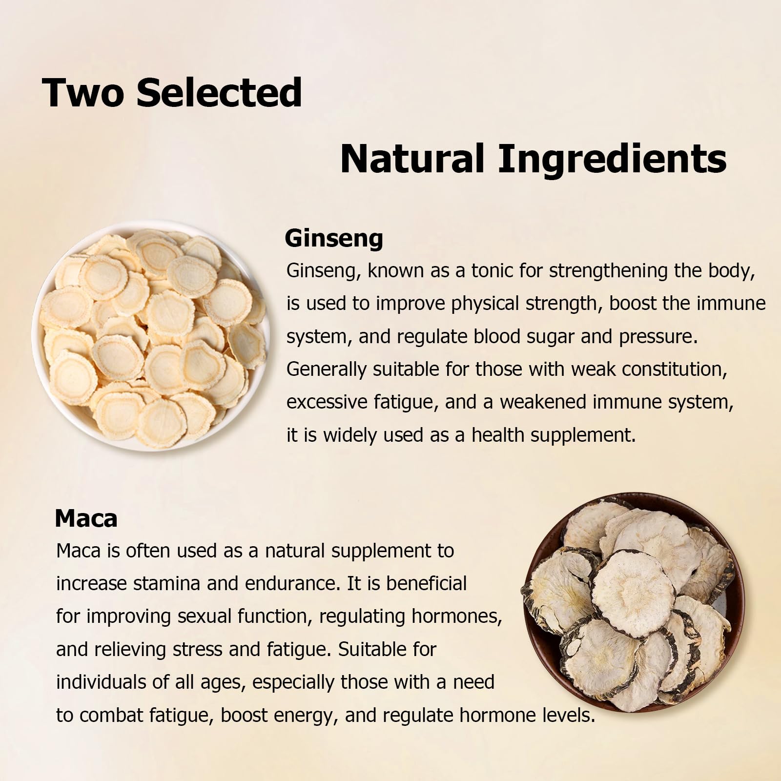 energizing herbal tea with maca