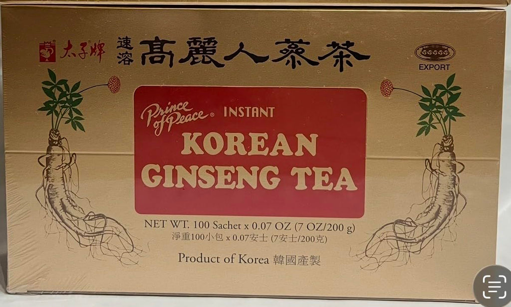 energizing instant ginseng tea blend