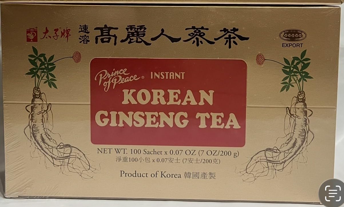 energizing instant ginseng tea blend