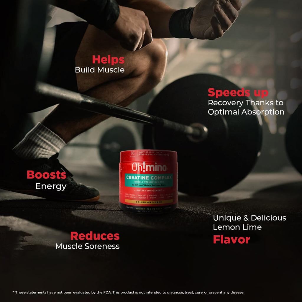Energizing lemon-lime creatine formula