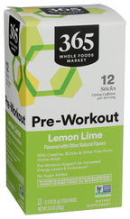 energizing lemon lime workout powder