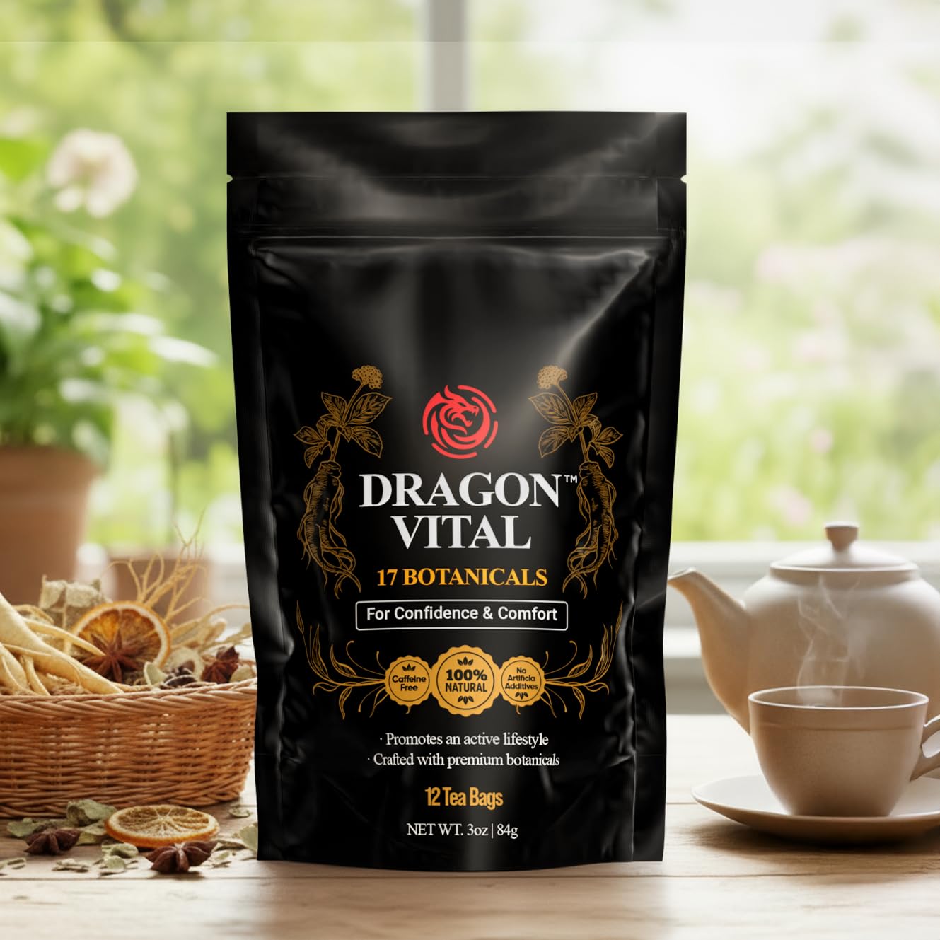 energizing maca herbal tea bags