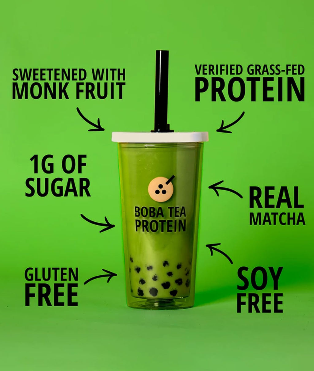 energizing matcha latte protein shake