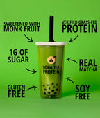energizing matcha latte protein shake