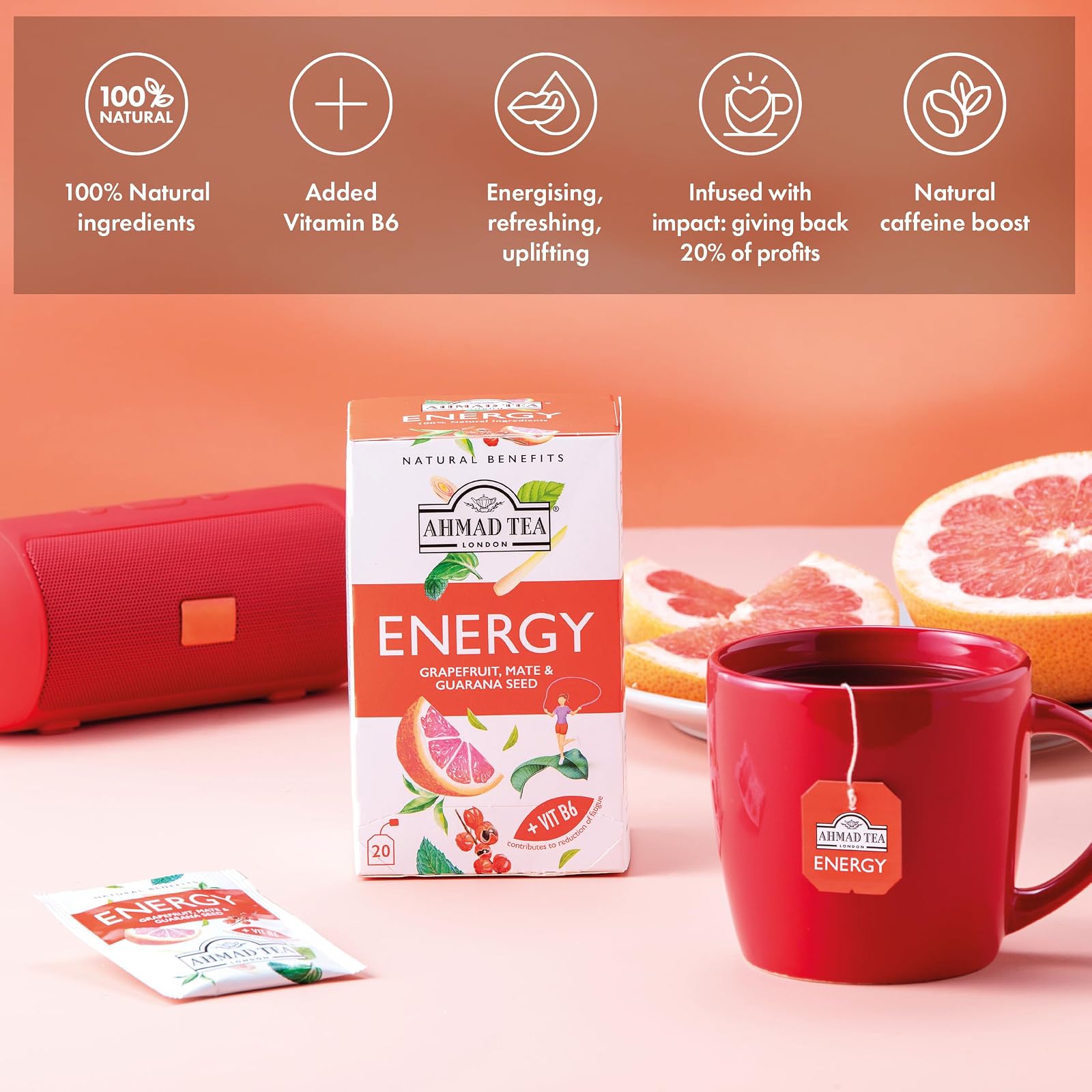 energizing mate and herbal infusion