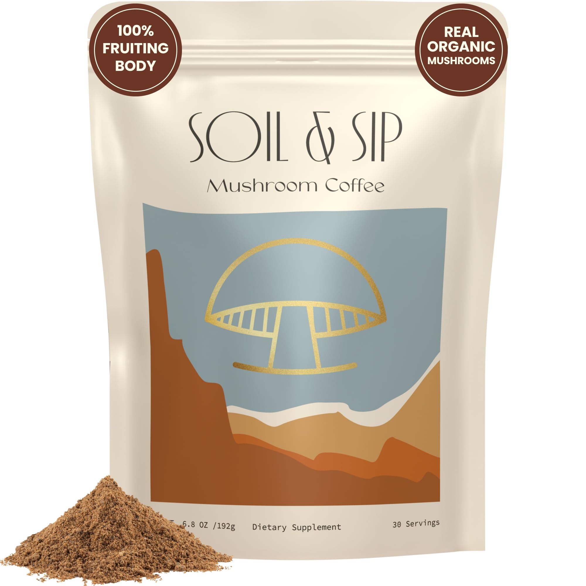energizing mushroom coffee blend