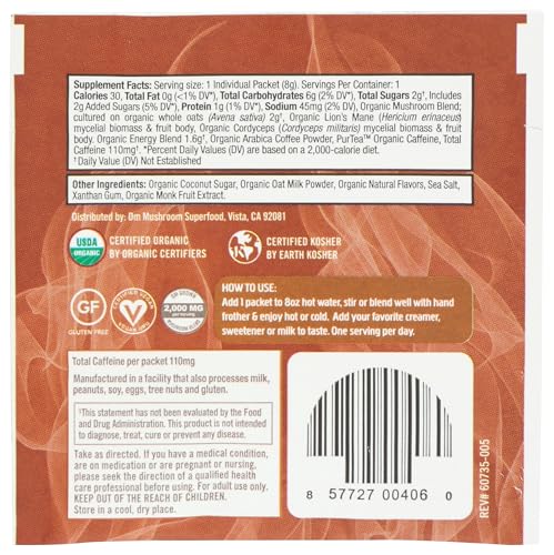 energizing mushroom coffee drink