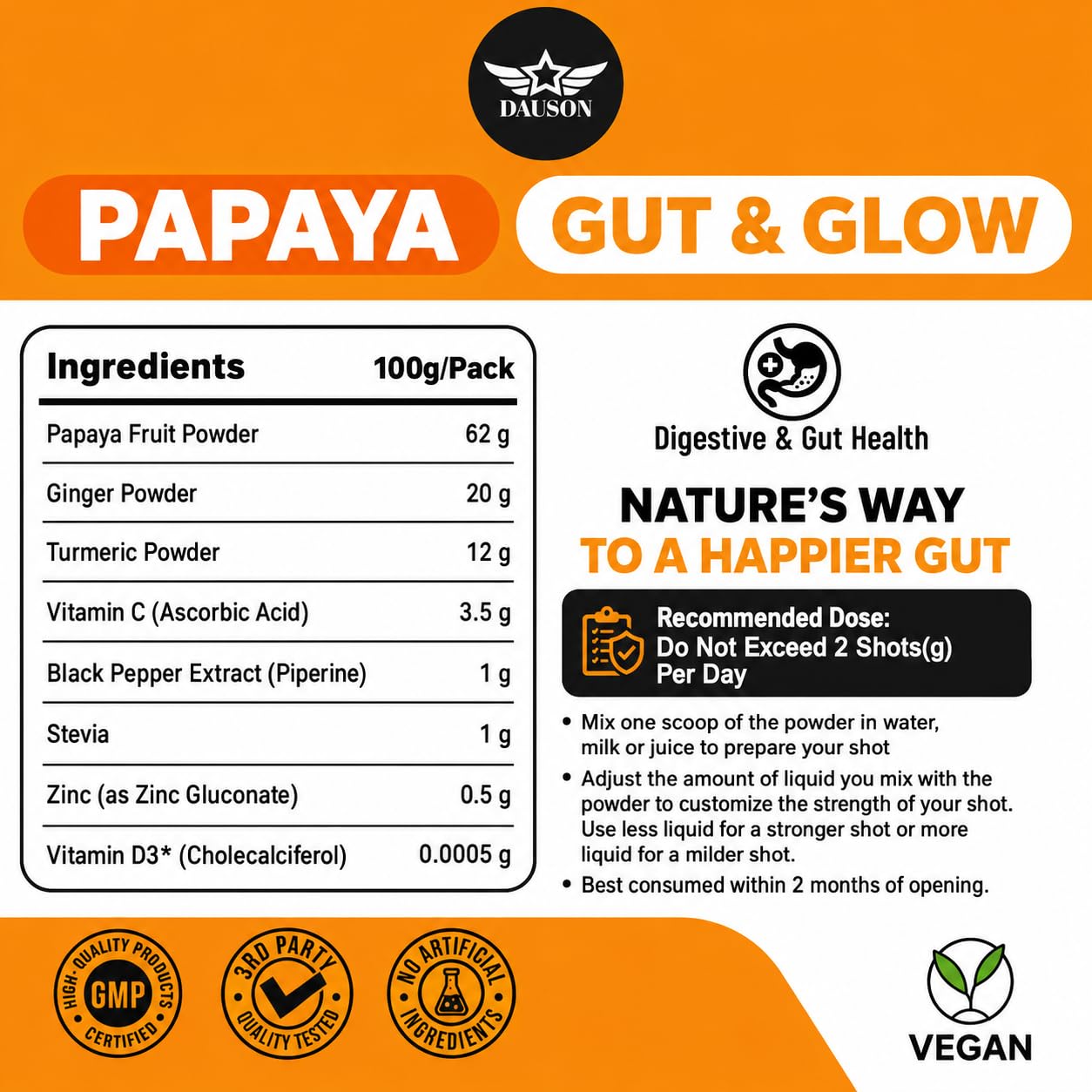 energizing papaya leaf shots