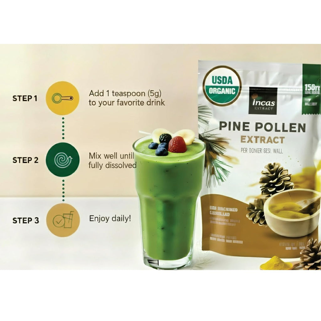 energizing pine pollen powder supplement