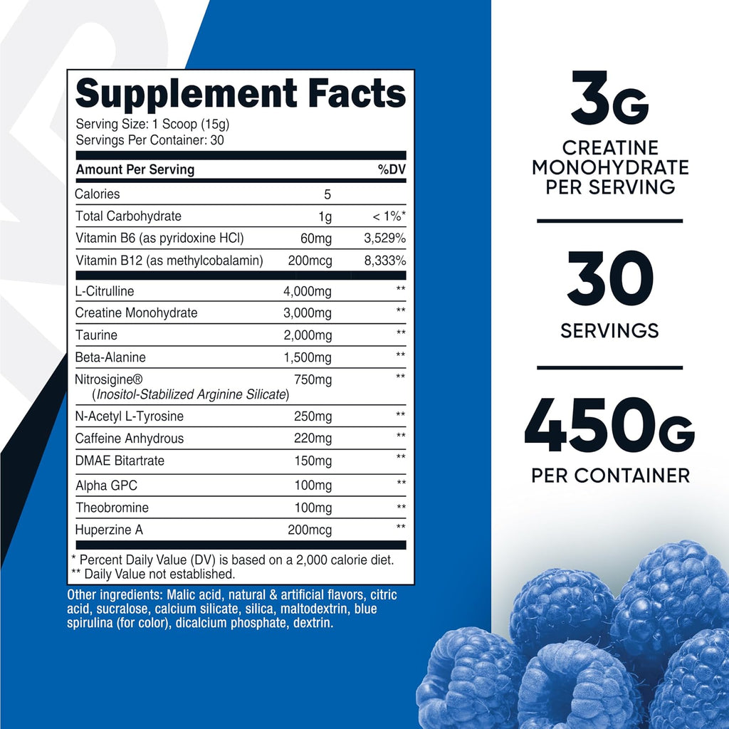 energizing pre-workout complex for workouts