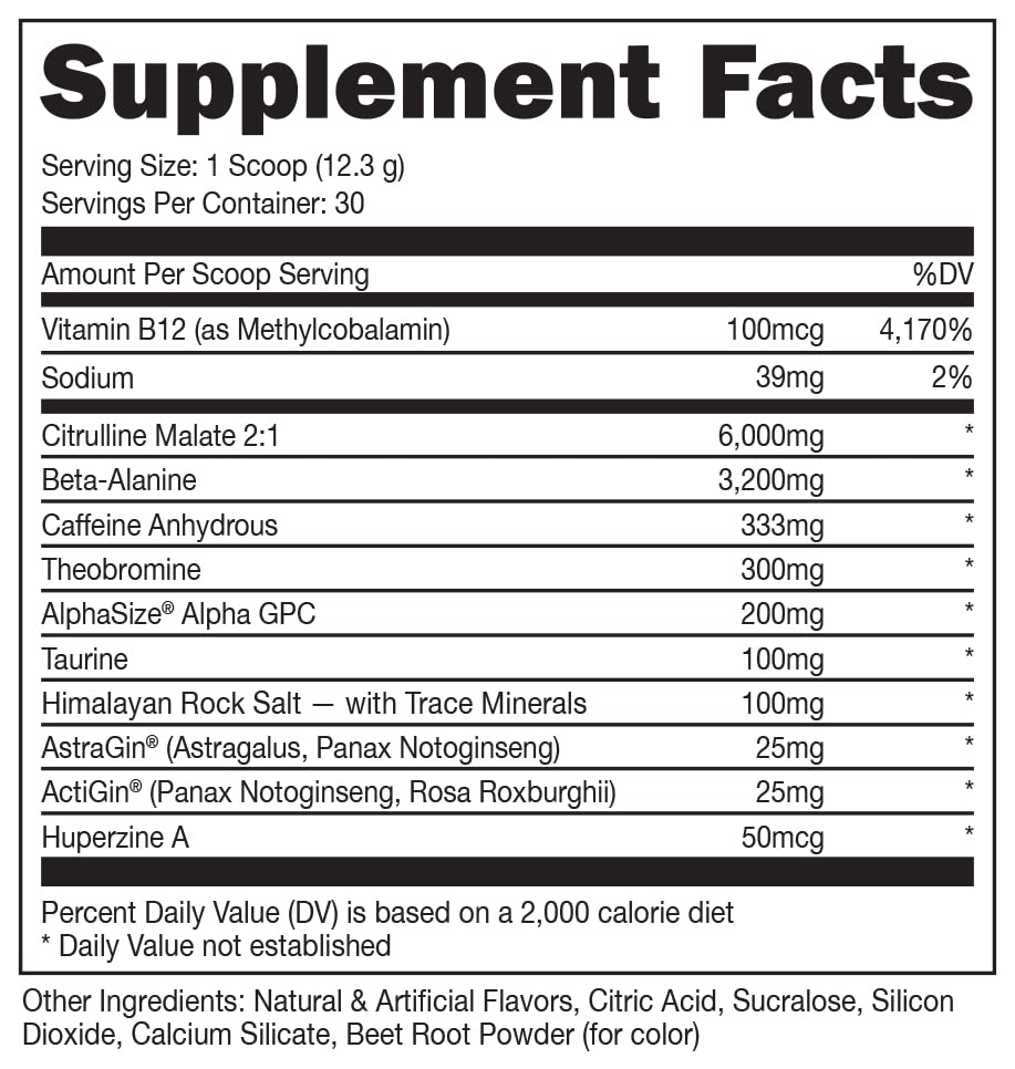 energizing pre-workout for intense workouts