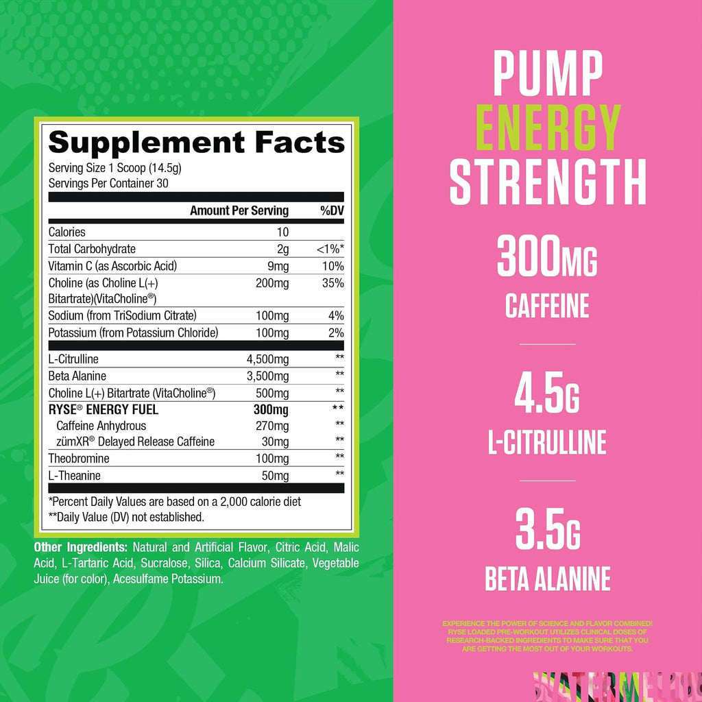 energizing pre-workout for workouts