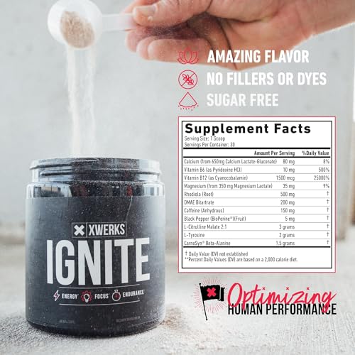 energizing pre-workout powder 150 mg