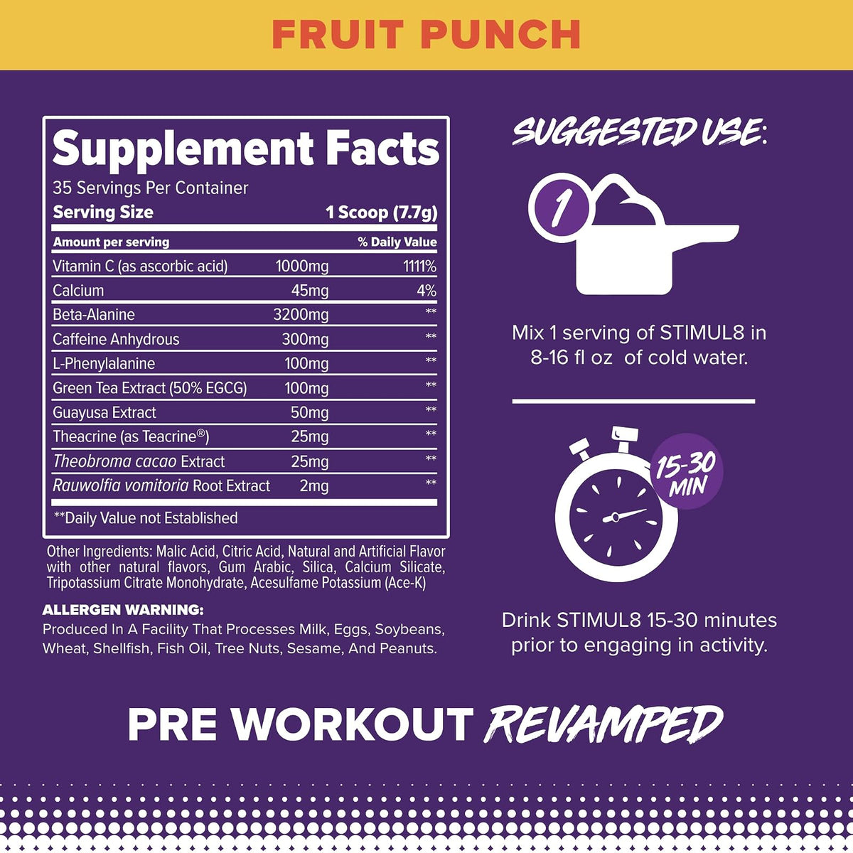 energizing pre-workout powder for workouts