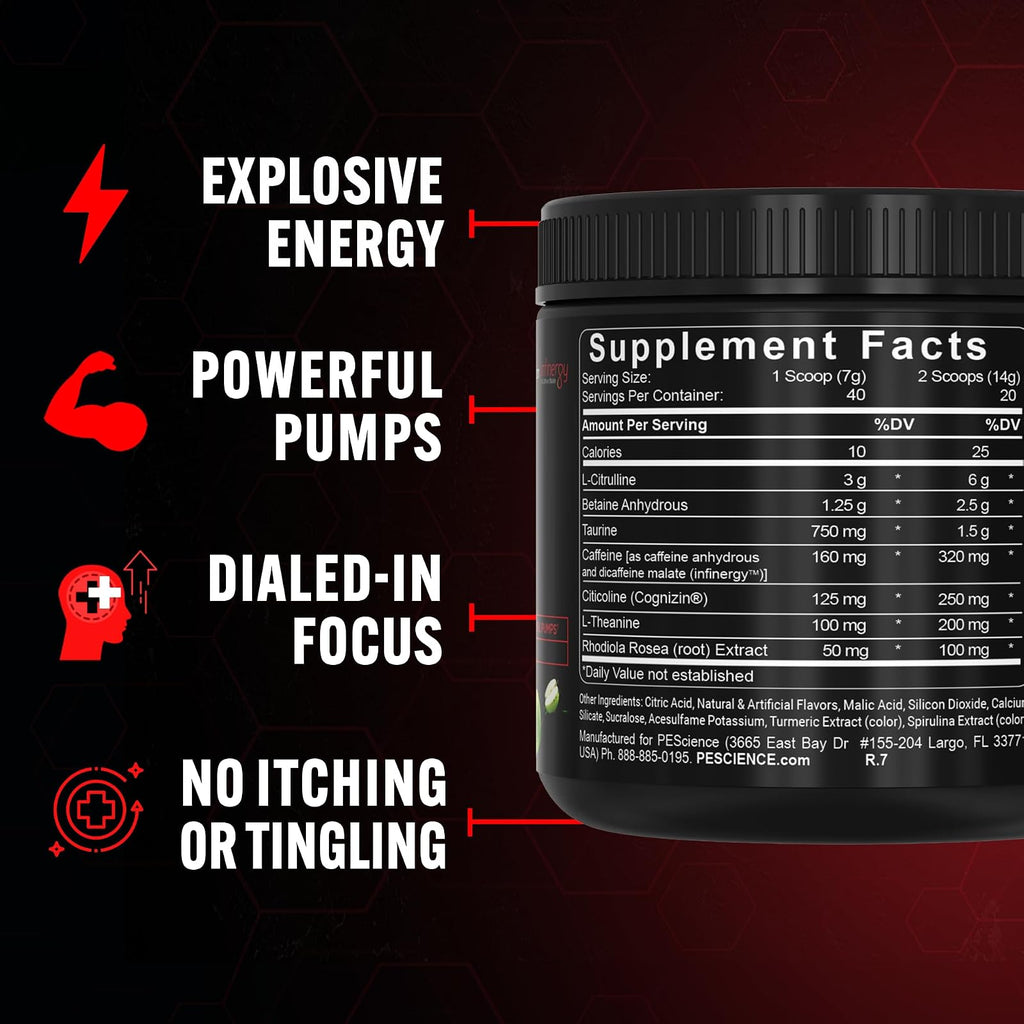 energizing pre-workout powder for workouts