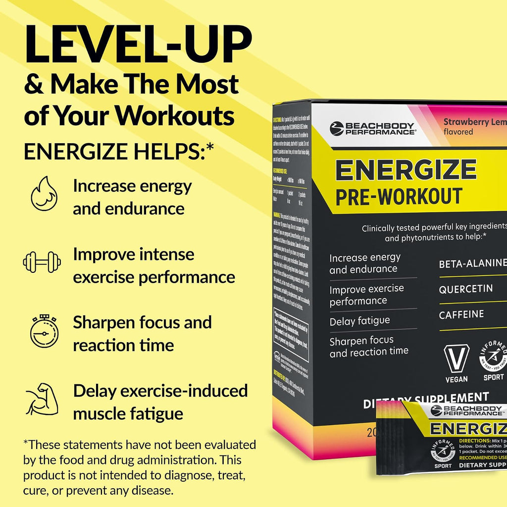 energizing pre-workout powder for workouts