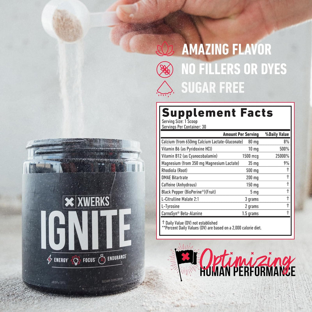 energizing pre-workout powder for workouts