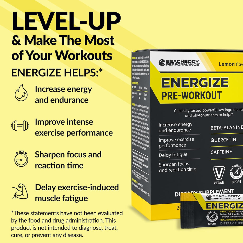 energizing pre-workout powder