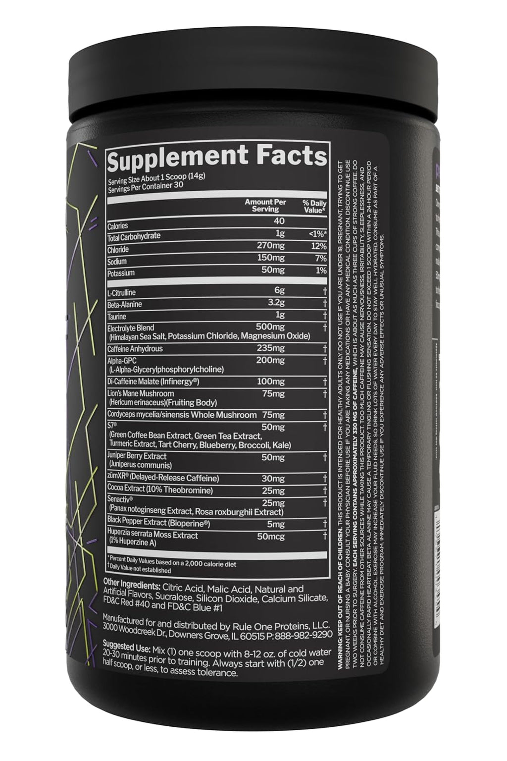 energizing pre-workout supplement Canada