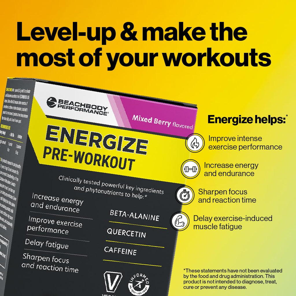 energizing pre-workout supplement for workouts