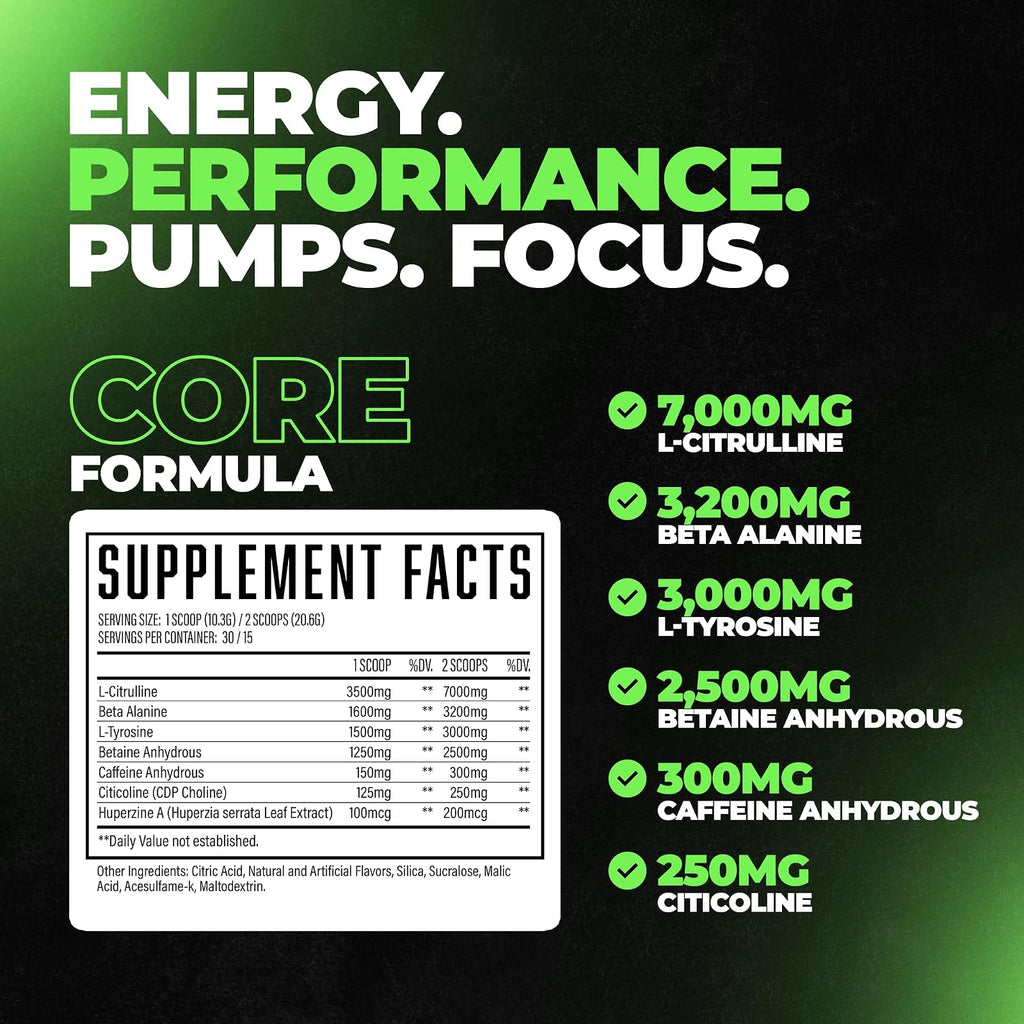 energizing pre-workout supplement for workouts