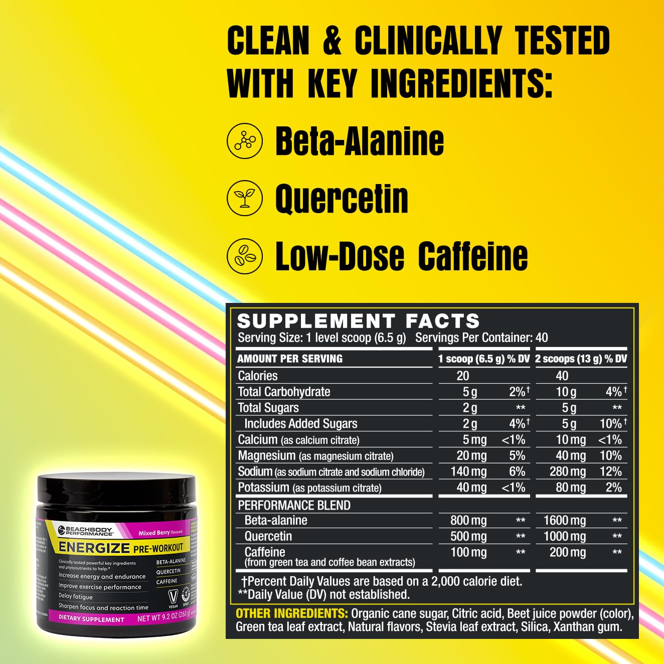 energizing pre-workout supplement for workouts