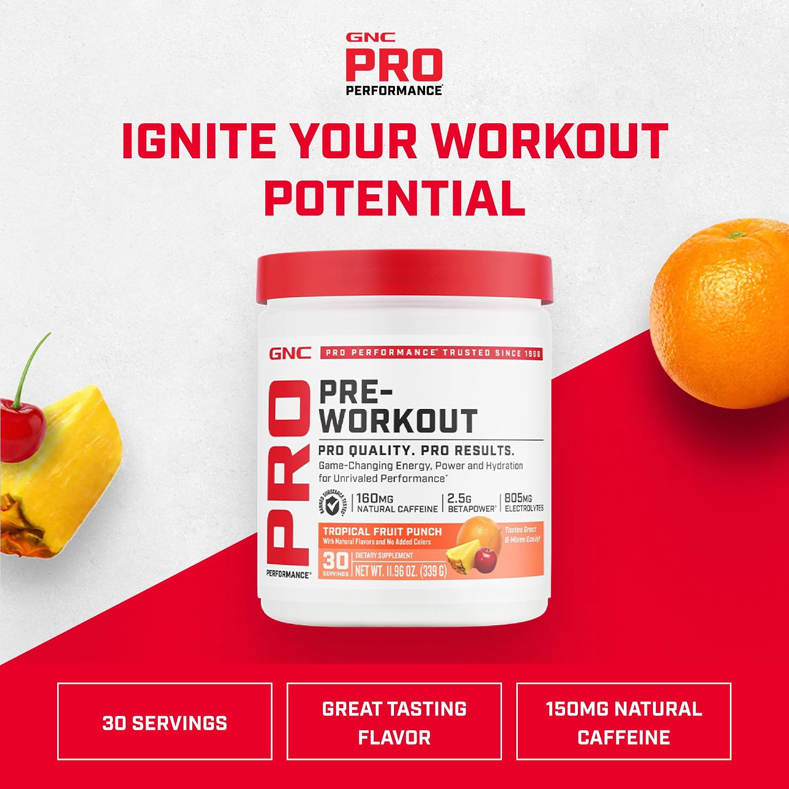 energizing pre-workout supplement GNC