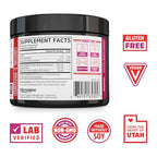 energizing pre-workout supplement jar