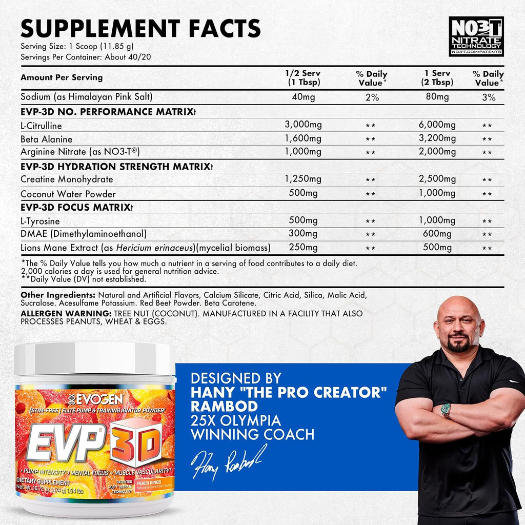 energizing pre-workout supplement