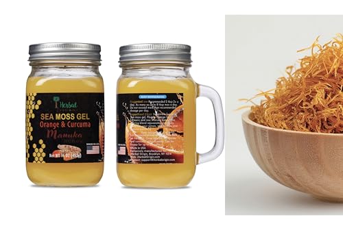 energizing sea moss gel with orange