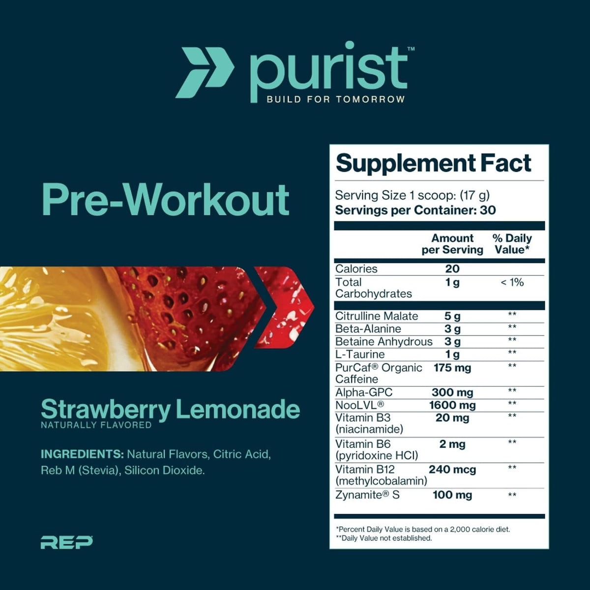 energizing strawberry lemonade workout supplement