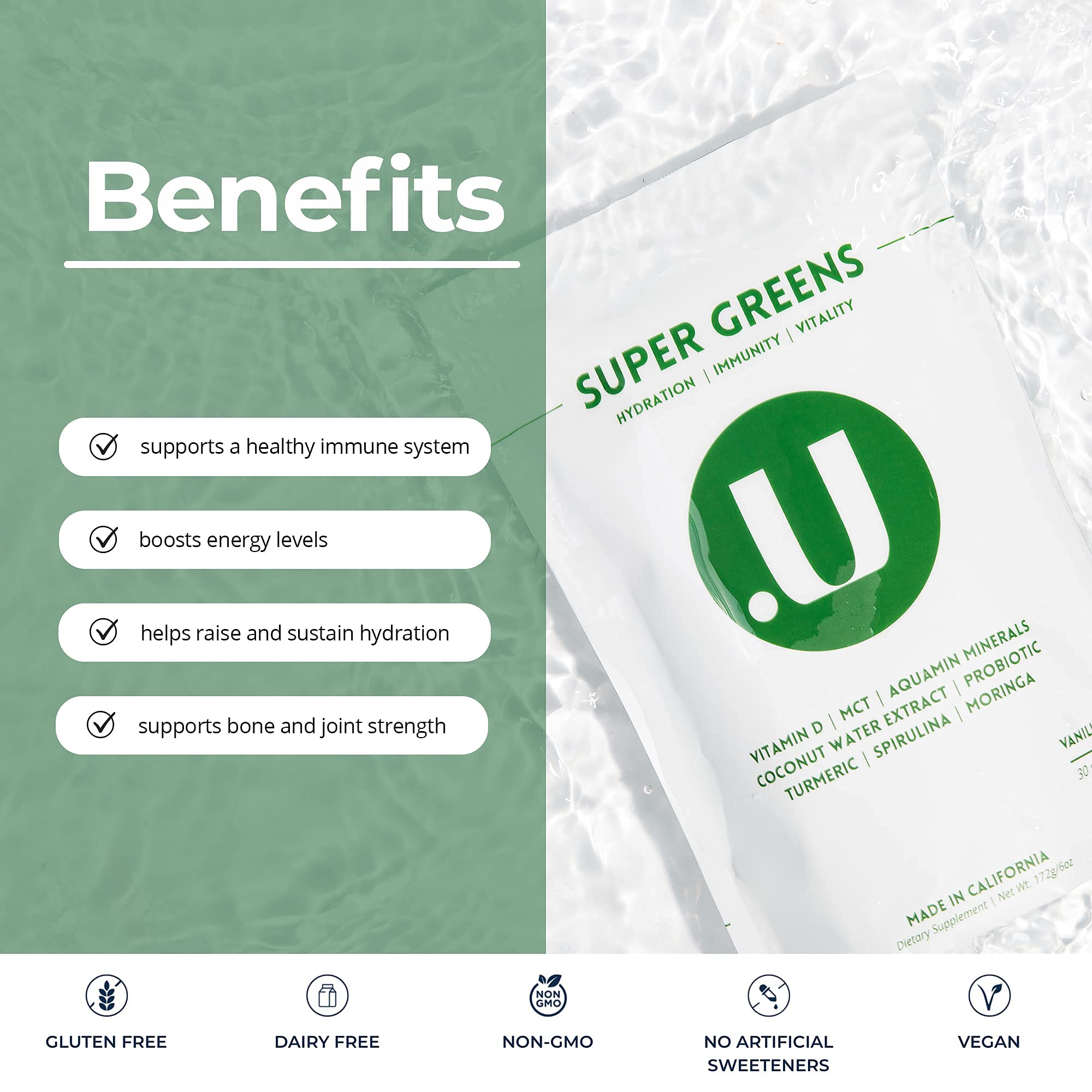 Energizing super greens for daily use