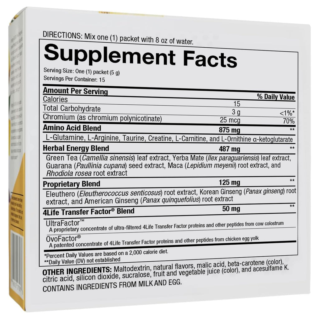energizing tropical drink mix packets