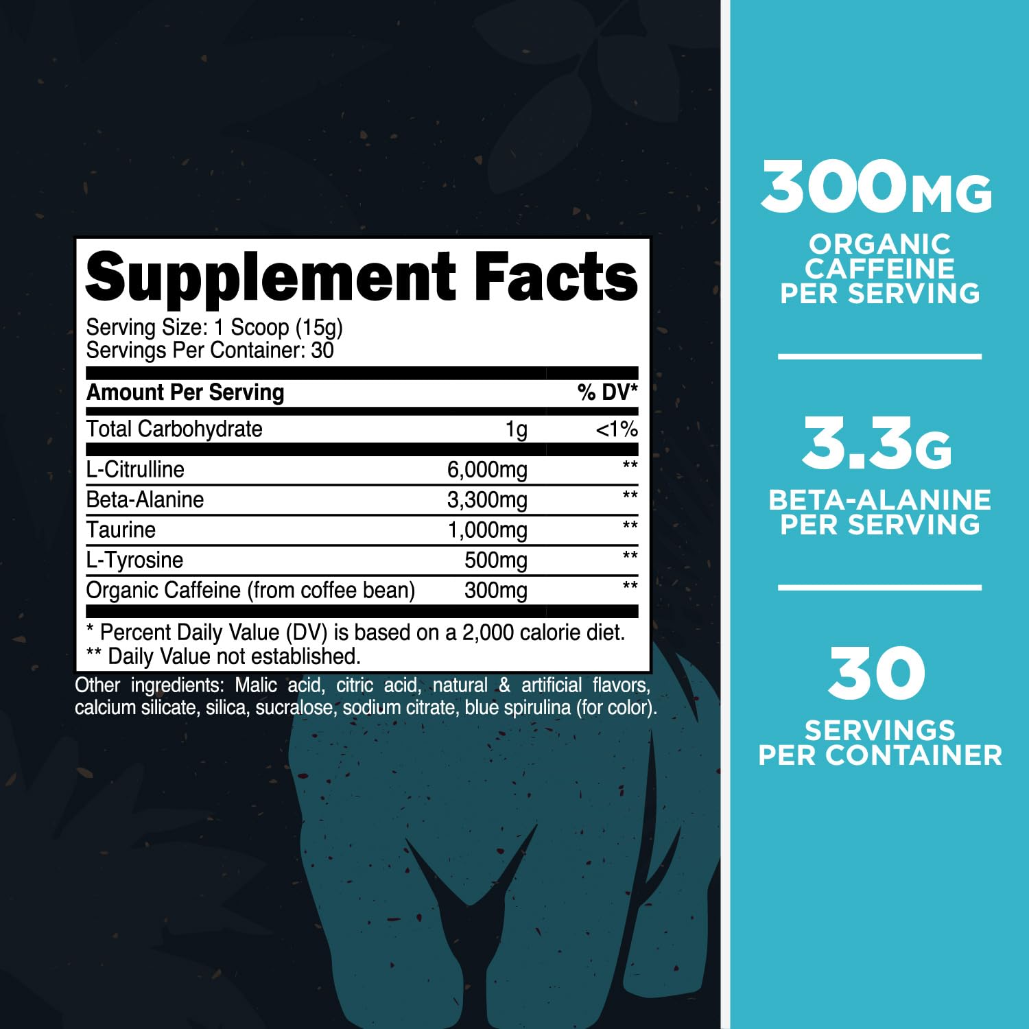 energizing tropical rain pre-workout