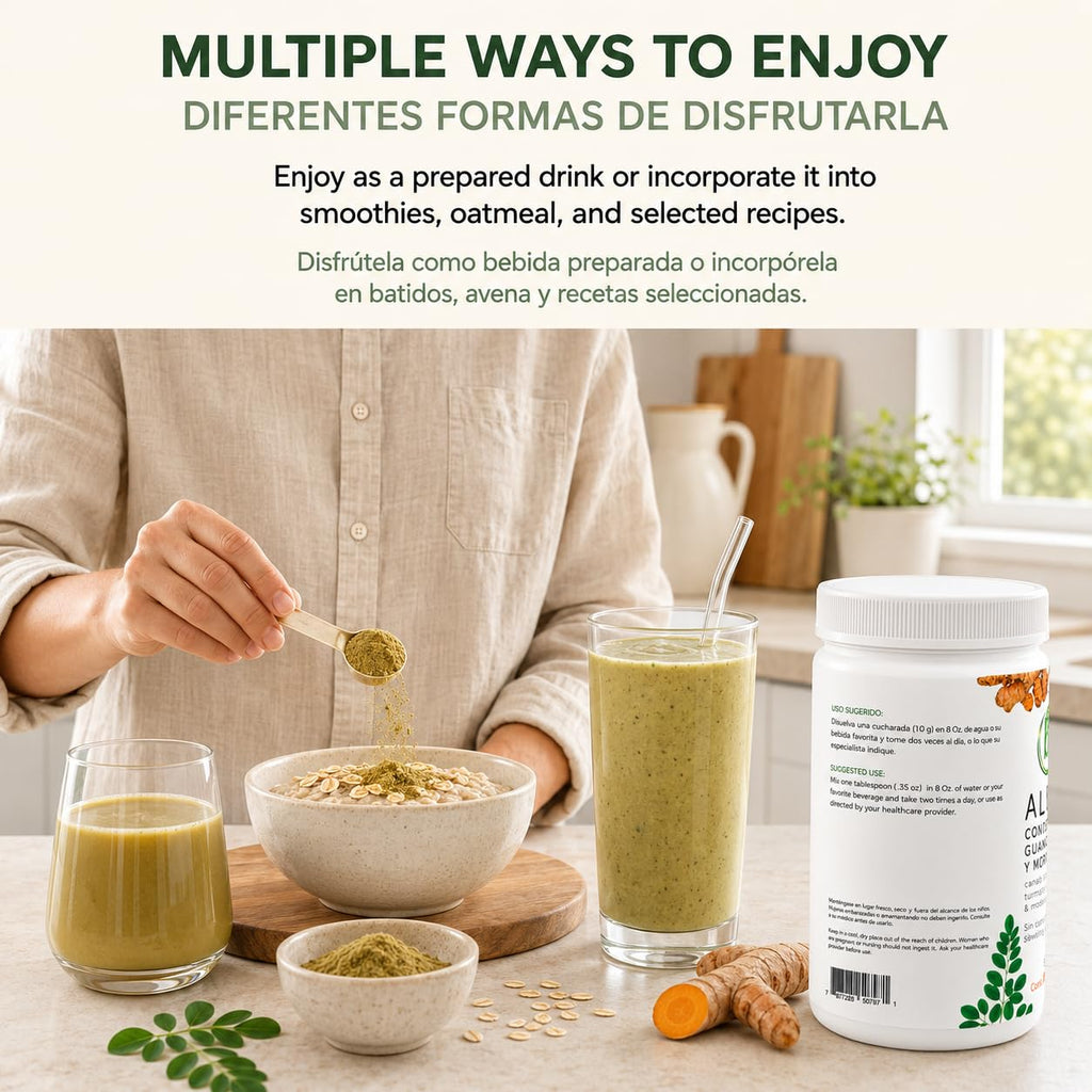 energizing turmeric and moringa drink