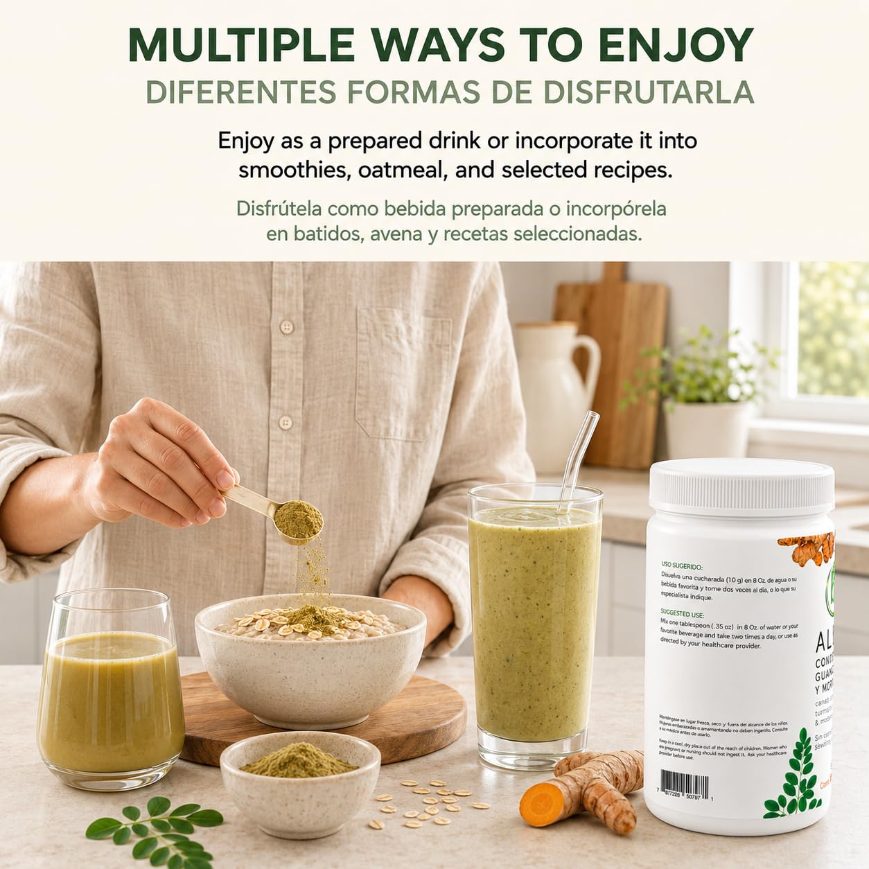 energizing turmeric and moringa drink