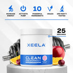 energizing XEELA pre-workout supplement