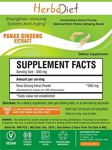 energy and focus ginseng supplement