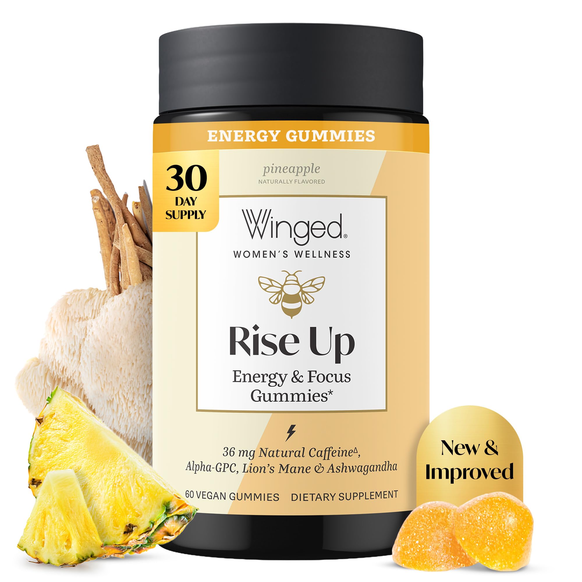 Energy and focus gummies for women