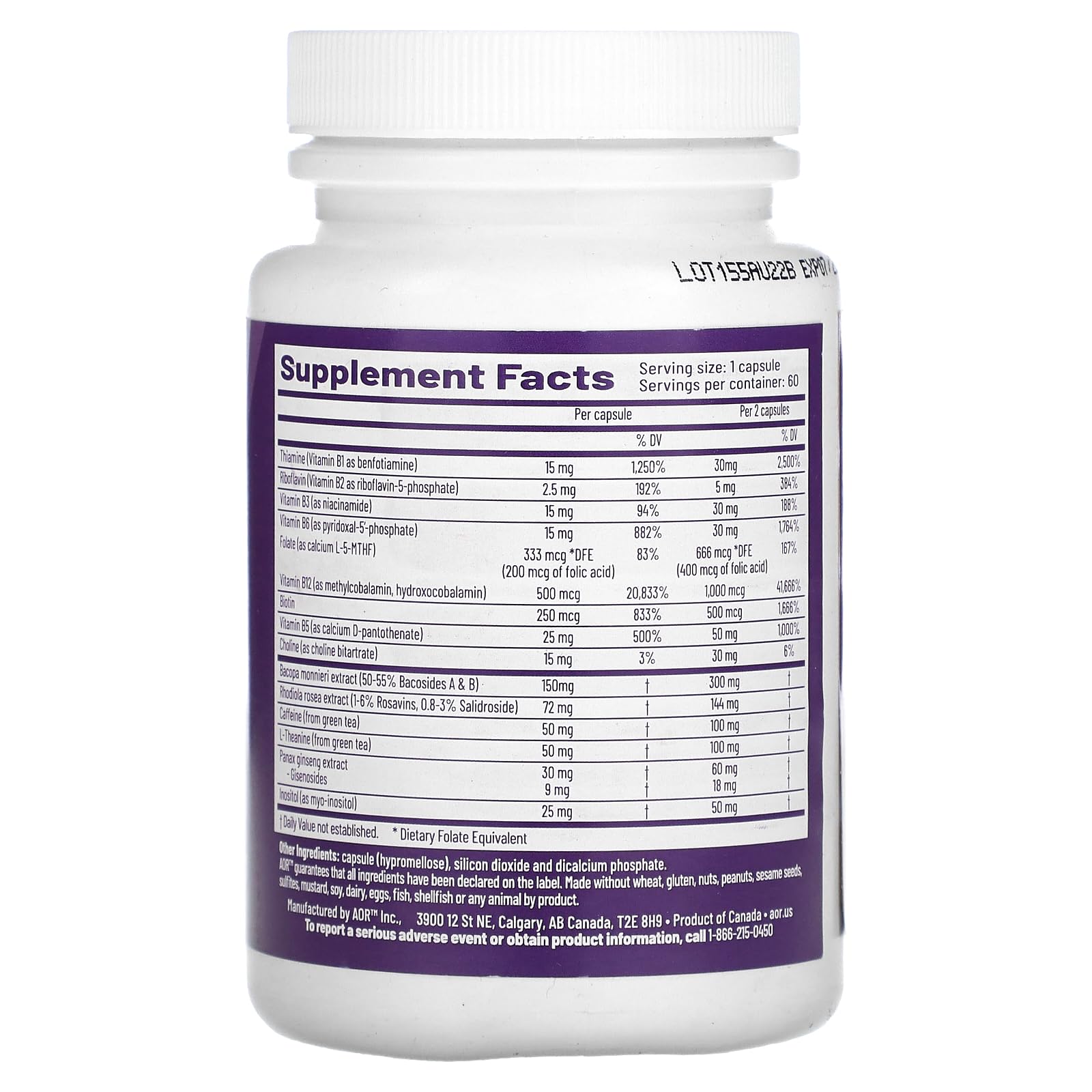 energy and mental alertness vitamins