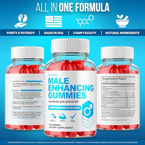energy and stamina gummies for men