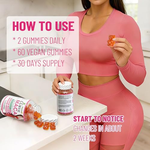 Energy and vitality support gummies