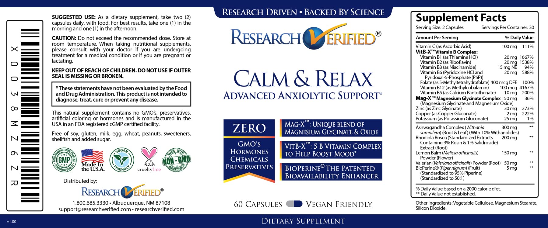energy boost blended vitamin & mineral supplements