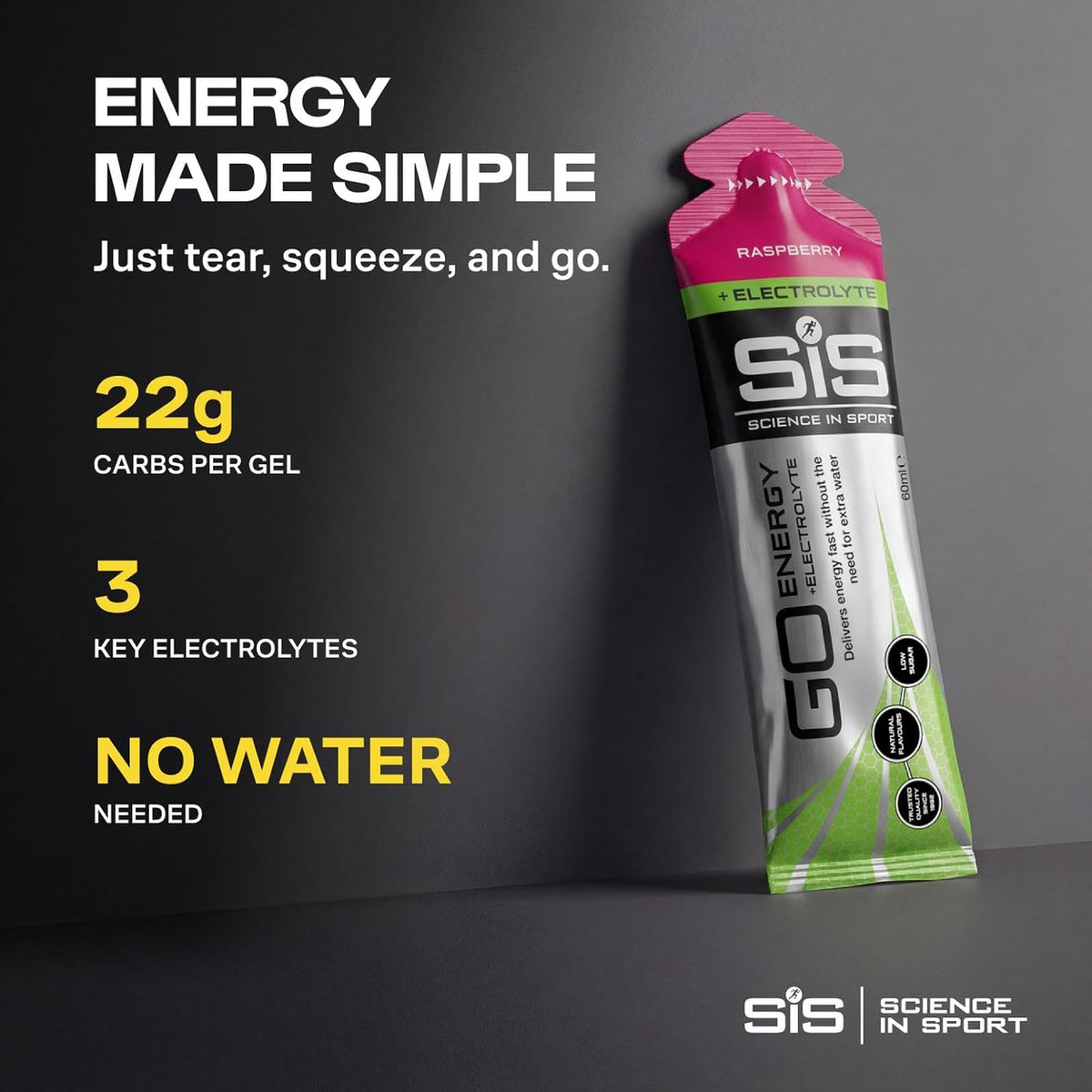 Energy boost during workouts
