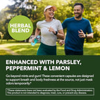 energy boost from chlorophyll capsules