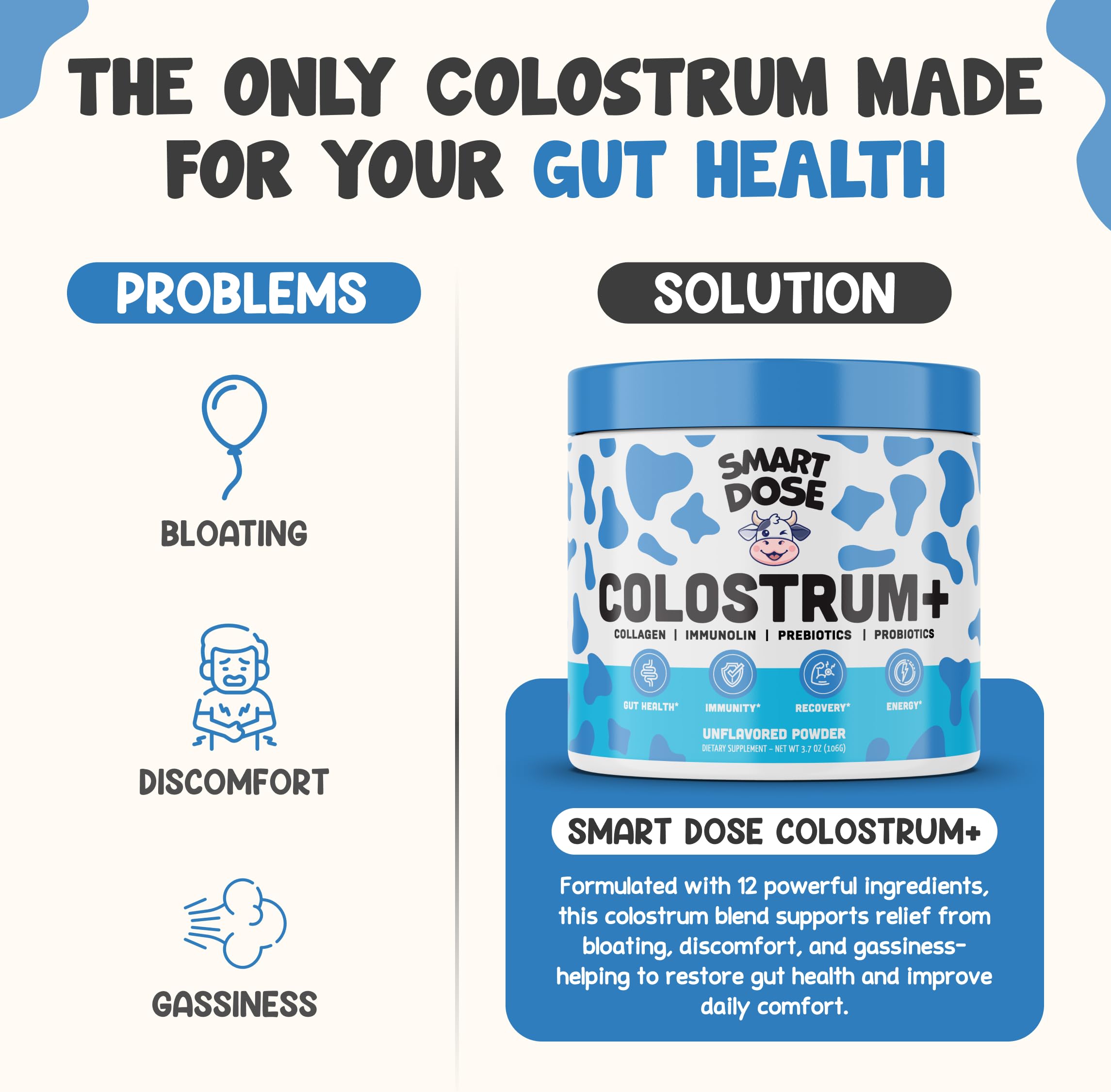 Energy boost from colostrum powder