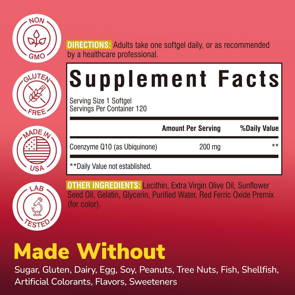 energy boost from CoQ10 supplements