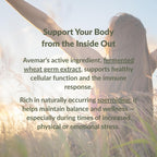 energy boost from fermented wheat germ