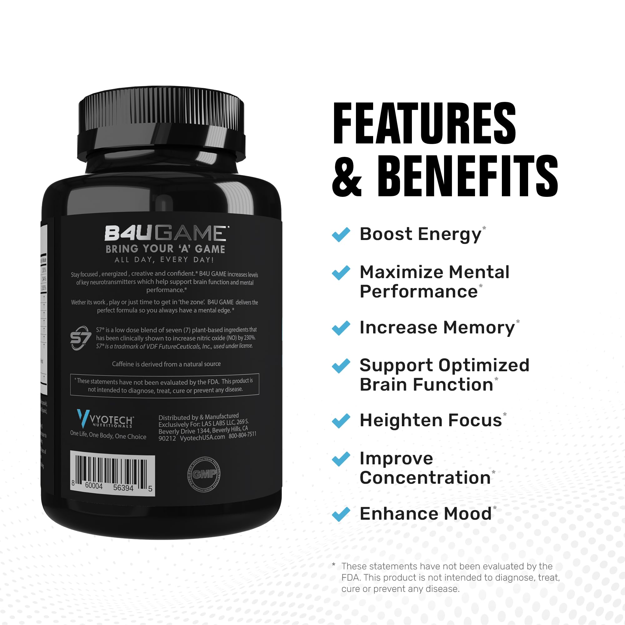 energy boost from nootropic brain supplement