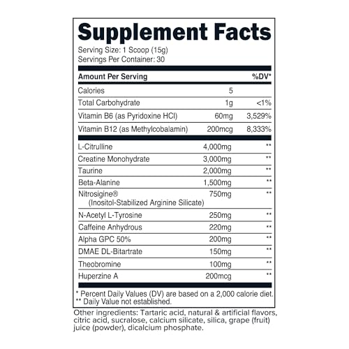 energy boost pre-workout complex